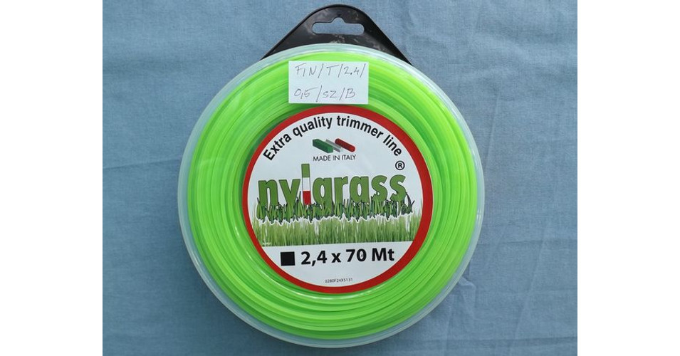 Fűkasza fűnyíró damil 2,4mm 70m Nylgrass fin/t/2,4/0,5/sz/b