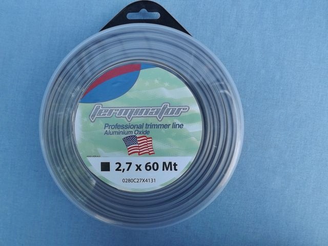Fűkasza damil 2,7mm 60m Terminator fin/t/2.7/0.5/sz/a/b